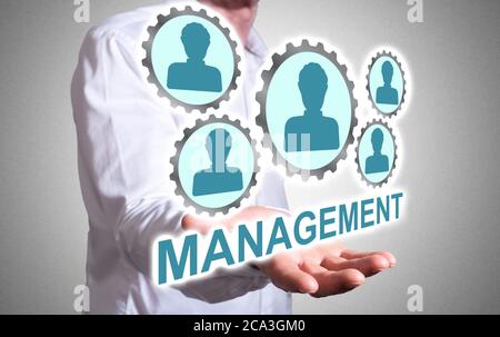 Quality concept levitating above a human hand Stock Photo - Alamy