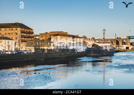 The iconic MV Hebble Sand mooring alongside the quay in Drogheda ...