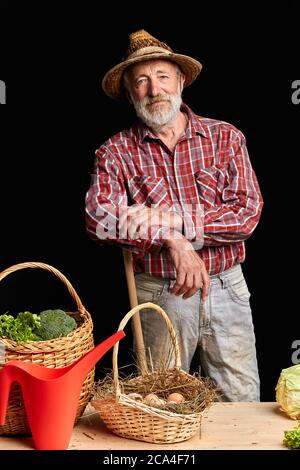 farmer feeling tired and exhausted Stock Photo - Alamy