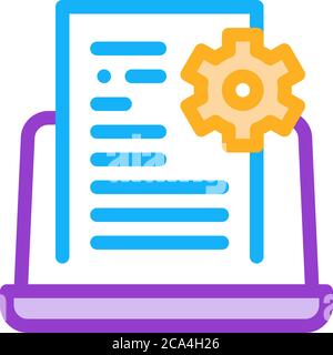Tasks line vector icons and signs. Assignments, Projects, Exercises ...