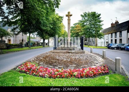 Mercat Cross, Ormiston, East Lothian, Scotland Stock Photo - Alamy