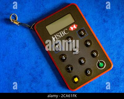 HSBC internet banking security pin device Stock Photo - Alamy