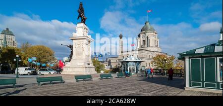 Canada, Quebec, Quebec City. Upper Town Stock Photo - Alamy