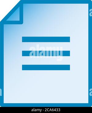 paper document with cloud computing gradient style icon vector illustration design Stock Vector ...