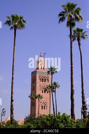 MINARETS IN MOROCCO. ISLAMIC ART AND BUILDING Stock Photo - Alamy