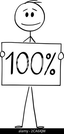 hundred number percent percentage cartoon gold calculation isolated ...