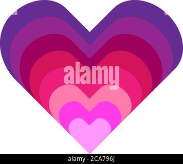 saint valentines day picture set with broken heart, bow with love arrow ...