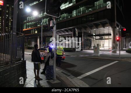 Parramatta, Sydney, Australia. 2 October 2015 (about 10pm). Police ...