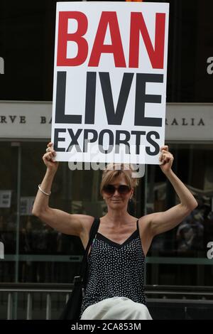 Ban live exports protest in Sydney, Australia Stock Photo - Alamy