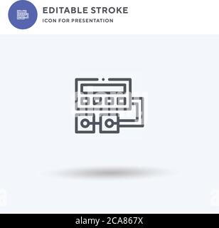 Electrotherapy icon vector, filled flat sign, solid pictogram isolated ...