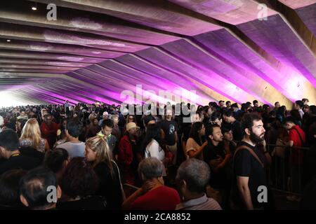 There were long queues to get in on the Sydney Opera House Open Day ...