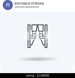 Stilt walkers performance isolated cartoon vector illustration. Stilt ...