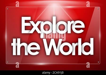 Explore More word in transparent glass shapes Stock Photo - Alamy