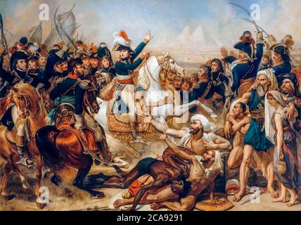 Battle of the Pyramids, July 21st 1798 (Napoleon Bonaparte, Battle of ...
