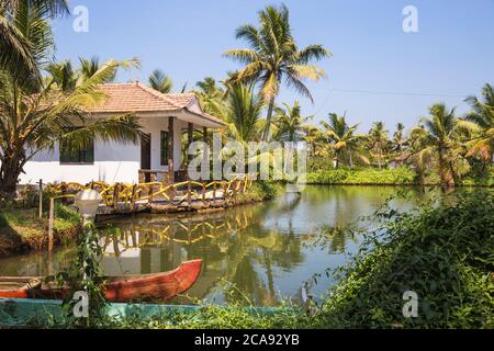 Munroe Island, Kollam, Kerala, India - May 26, 2019: Fish farm in ...