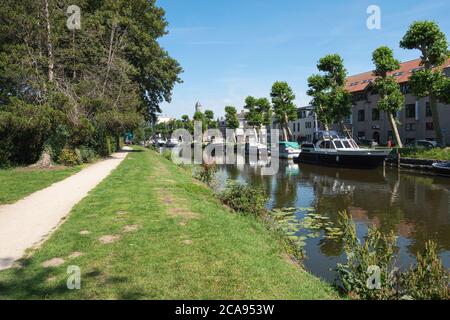 Lokeren, Belgium, July 13, 2020, People walking on the square in ...