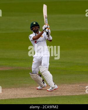 Pakistan's Babar Azam bats during the Twenty20 cricket match between ...