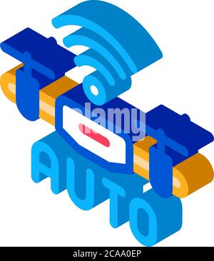 drone auto return home icon Vector Glyph Illustration Stock Vector ...