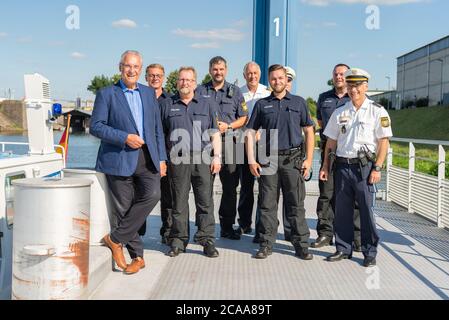 Bamberg, Germany. 05th Aug, 2020. Bavarian Interior Minister Joachim ...