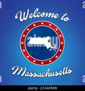 USA, Massachusetts, Boston, Welcome to Boston sign Stock Photo - Alamy