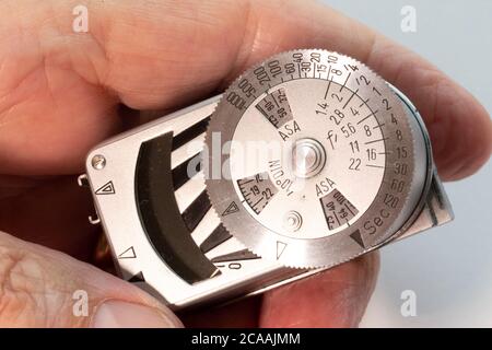 Vintage Metraphot photography light meter, 1950s Stock Photo - Alamy