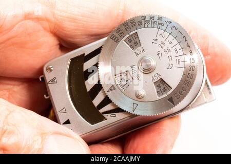 Vintage Metraphot photography light meter, 1950s Stock Photo - Alamy