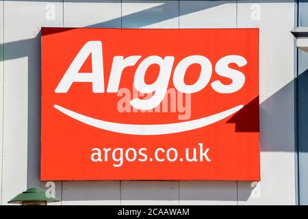 An Argos store logo in Orpington, London Stock Photo - Alamy