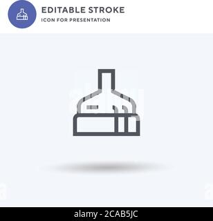 Distillation icon vector, filled flat sign, solid pictogram isolated on ...