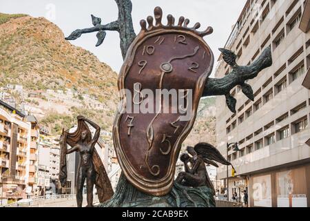 "La Noblesse du Temps" sculpture (1977) Artist: Salvador Dali Andorra ...