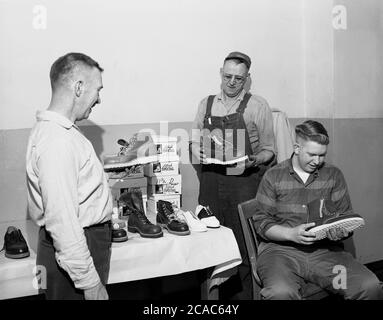 1940s, historical, work boots Stock Photo - Alamy