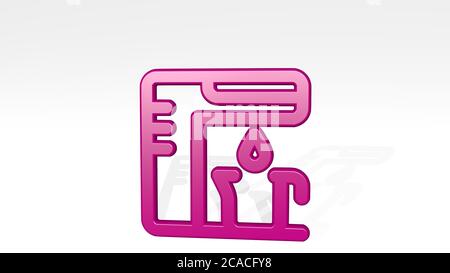 A vertical of a steaming cup of coffee on a red background with "Coffee ...