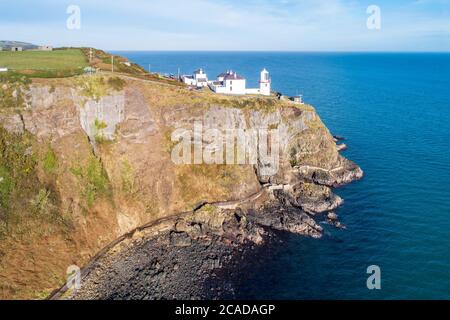 blackhead lighthouse and the whitehead to blackhead coastal path county ...