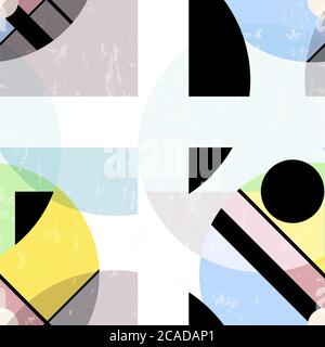 Creative geometric wallpaper. Circles, lines background. Business ...