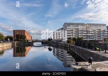 Wapping Quay warehouse, Liverpool, Merseyside, England, U.K Stock Photo ...