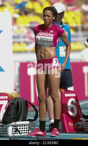 Octavious Freeman 100 M Séries During the Championnat du Monde ...