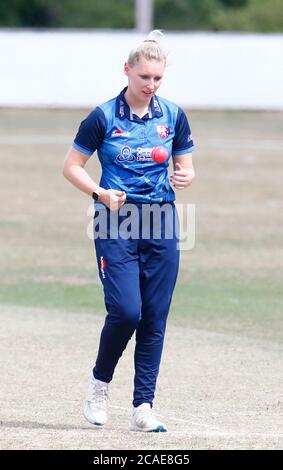 Megan Belt of Kent Women during Women London Championship between Essex ...