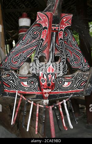 Batak Mask - Samosir Island, Lake Toba, Sumatra Stock Photo - Alamy