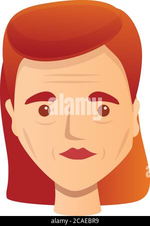 Old women have aging on face and white hair Stock Vector Image & Art ...