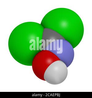 Phosgene oxime chemical weapon molecule. 3D rendering Stock Photo - Alamy