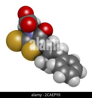 Epalrestat diabetic neuropathy drug molecule (aldose reductase ...