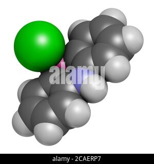 Adamsite or DM riot control agent. Stylized skeletal formula (chemical ...