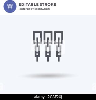 Electrotherapy icon vector, filled flat sign, solid pictogram isolated ...