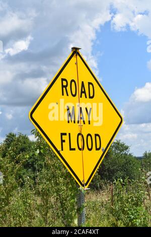 ROAD MAY FLOOD Stock Photo - Alamy