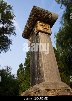 Huge Tang Stone Tablet at the gate of Shaolin Temple. Famous and Oldest ...