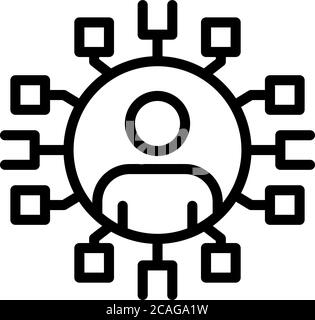 Restructure plan icon, outline style Stock Vector Image & Art - Alamy