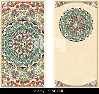 Yoga Mandala. Vintage decorative elements. Oriental pattern, over low ...