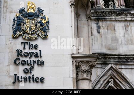Crown Court coat of arms "Dieu et Mon Droit " on the Crown Court ...