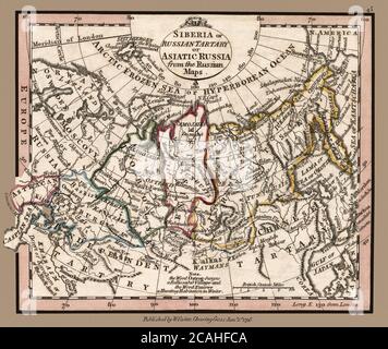 Atlas maps of Russia Stock Photo - Alamy