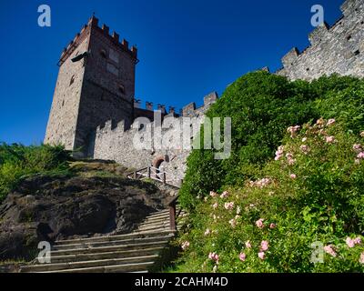 Pavone Castle, Pavove Canavese, Turin, Italy Stock Photo - Alamy