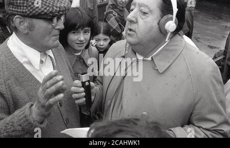 1970s, popular, man of the people, radio presenter and reporter, Monty ...